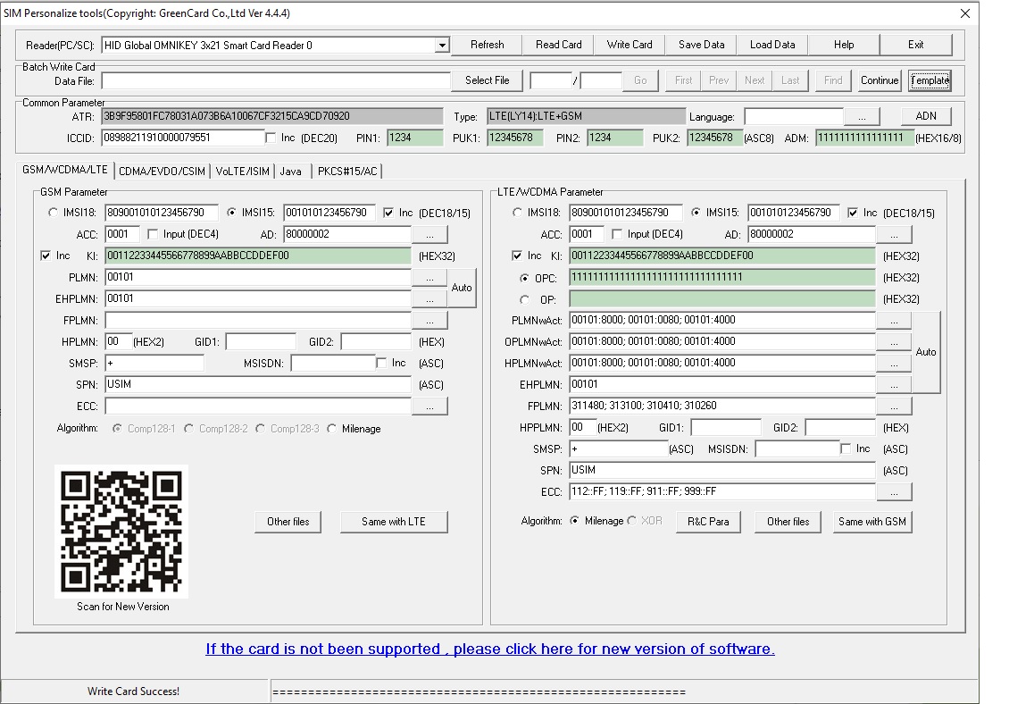Defect #40005: SIM Card Programming - Redmine